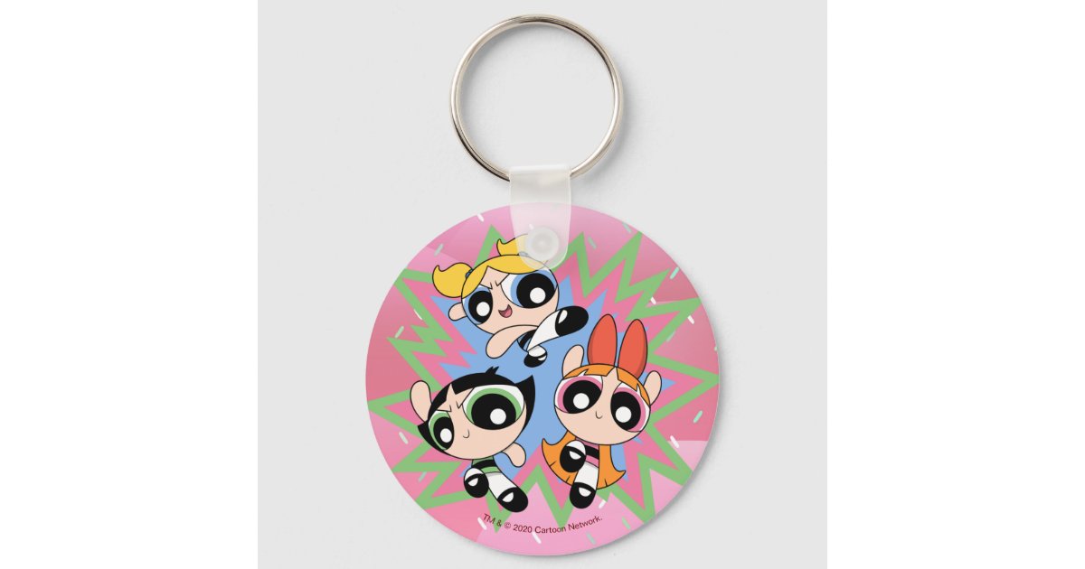 Powerpuff Girls Powfactor Keychain | Zazzle