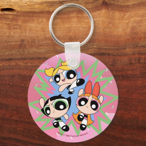 Powerpuff Girls Powfactor Keychain | Zazzle