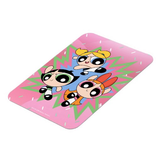 Powerpuff Girls Powfactor Magnet | Zazzle