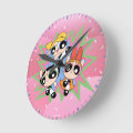 Powerpuff Girls Powfactor Round Clock | Zazzle