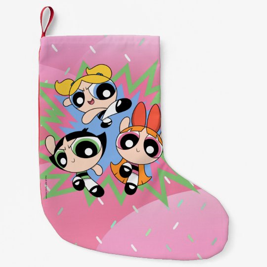Powerpuff Girls Powfactor Small Christmas Stocking | Zazzle.com