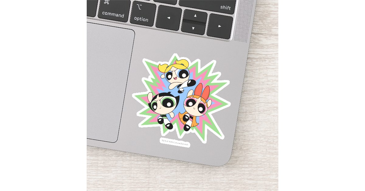 Powerpuff Girls Powfactor Sticker | Zazzle