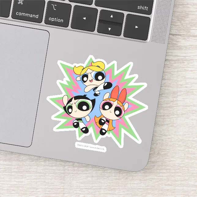 Powerpuff Girls Powfactor Sticker | Zazzle