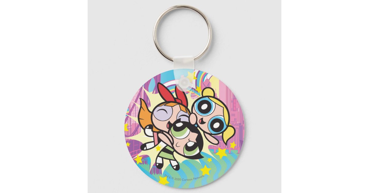 Powerpuff Girls Rule Keychain | Zazzle