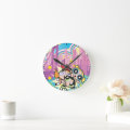 Powerpuff Girls Rule Round Clock | Zazzle