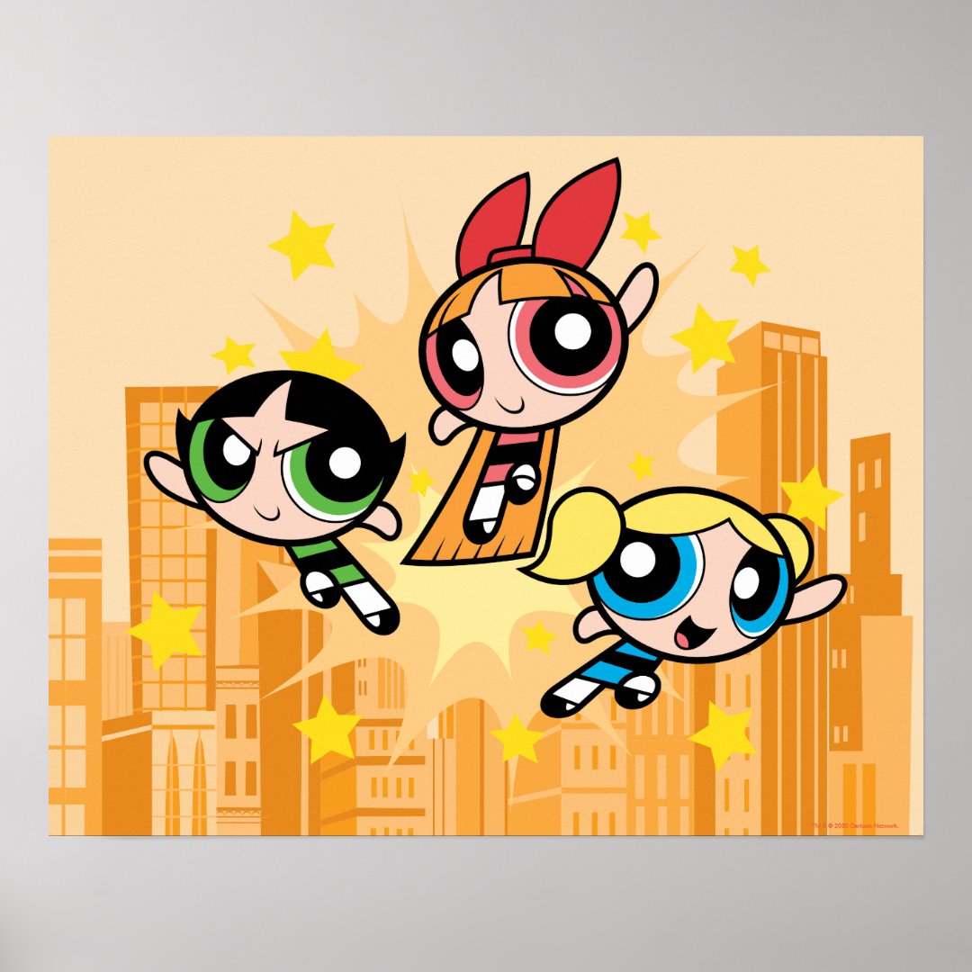 Powerpuff Girls Save The Day Poster | Zazzle
