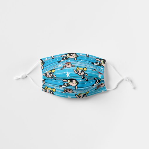 Powerpuff Girls Star Pattern Kids' Cloth Face Mask | Zazzle