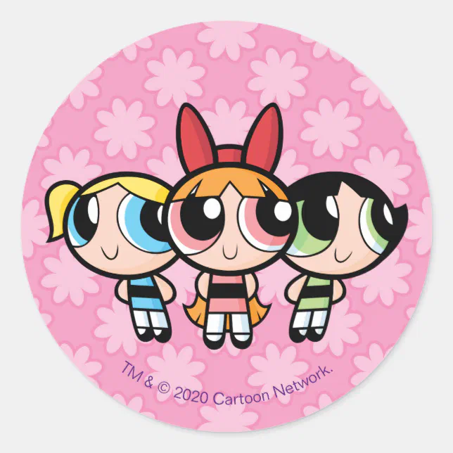 Powerpuff Girls: Sugar, Spice and Everything Nice Classic Round Sticker ...