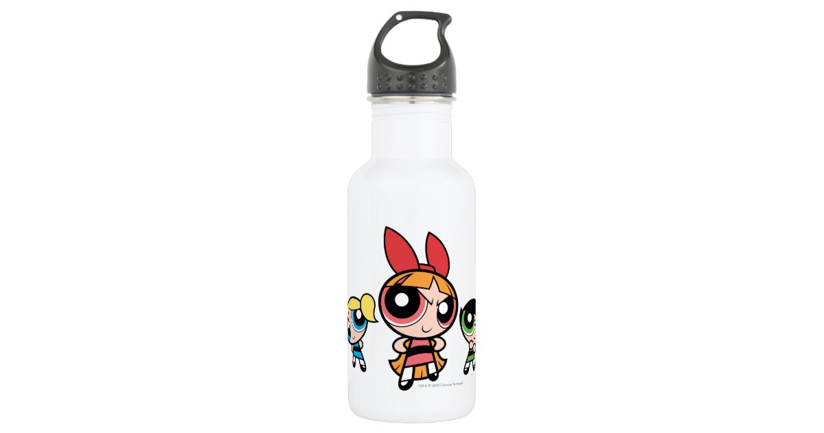 Powerpuff Girls Super Fierce Stainless Steel Water Bottle | Zazzle