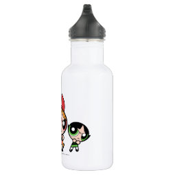 Powerpuff Girls Super Fierce Stainless Steel Water Bottle | Zazzle