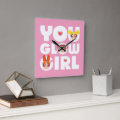 Powerpuff Girls: You Glow Girl Square Wall Clock | Zazzle