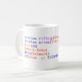 PowerShell Coffee script mug | Zazzle