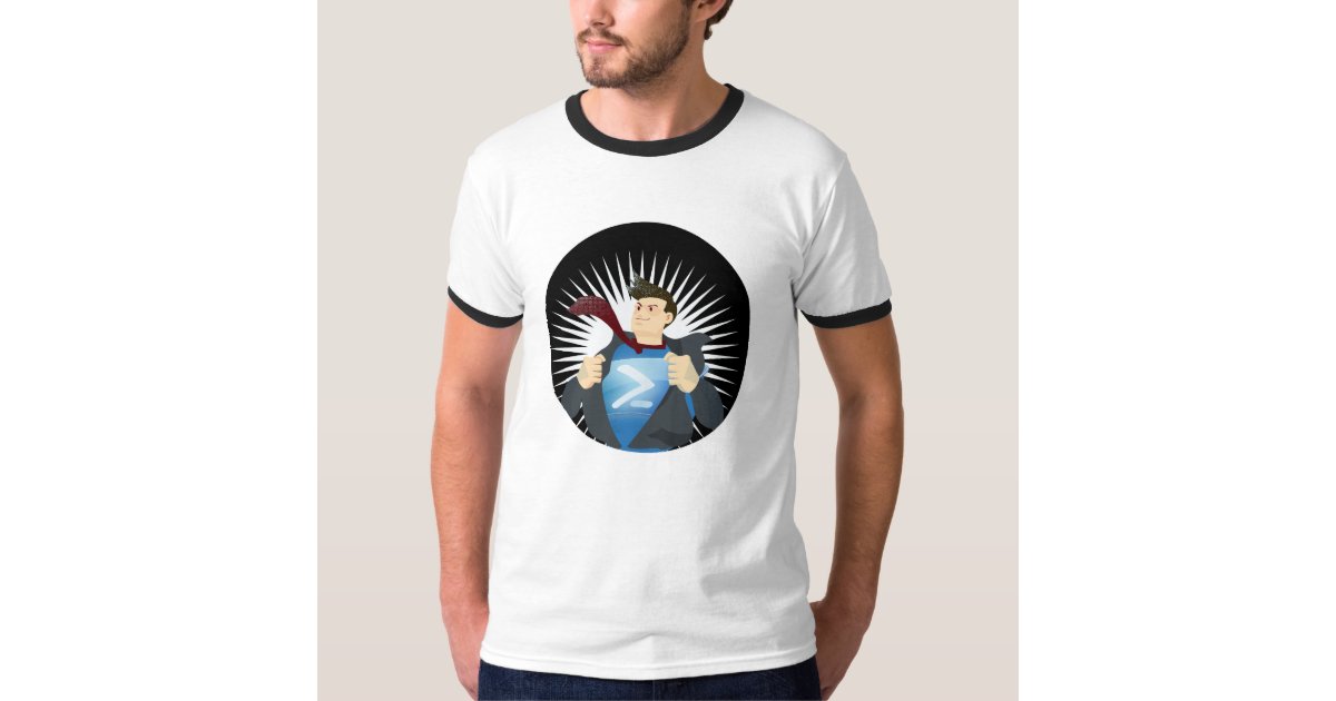 PowerShell SuperHero TShirt | Zazzle