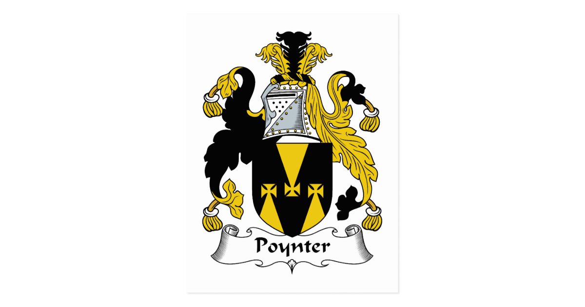 Poynter Family Crest Postcard | Zazzle.com