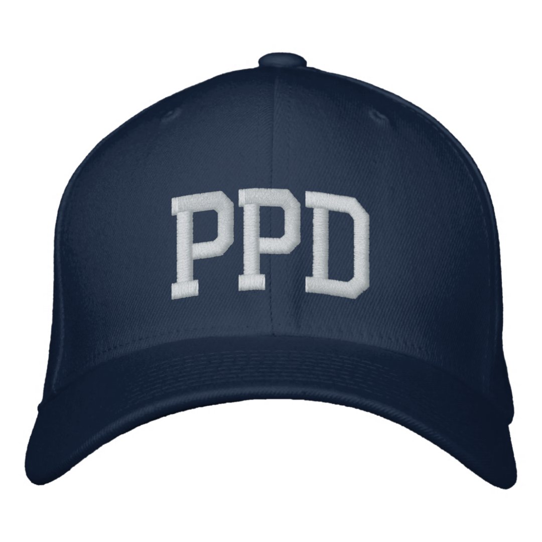 PPD Chief Embroidered Baseball Cap | Zazzle