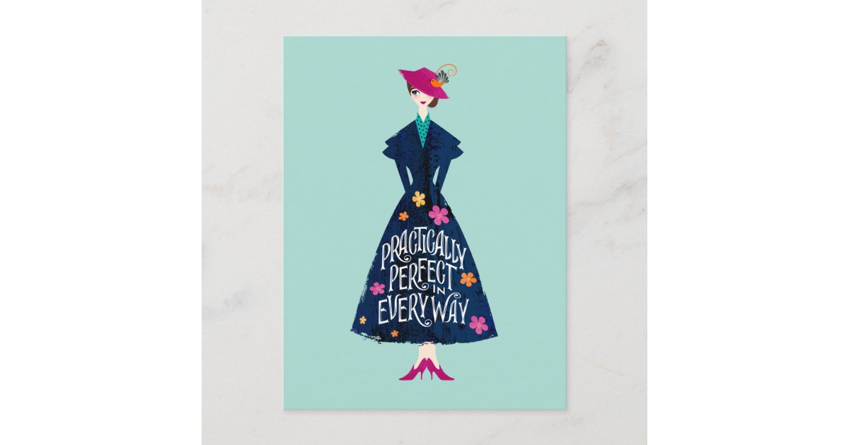Practically Perfect in Every Way Postcard | Zazzle