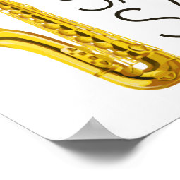 Practice Safe Sax Poster | Zazzle