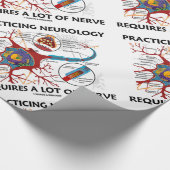 Practicing Neurology Requires A Lot Of Nerve Wrapping Paper | Zazzle