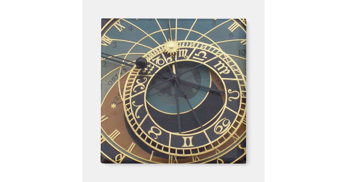 Prague Astronomical Clock Magnet | Zazzle
