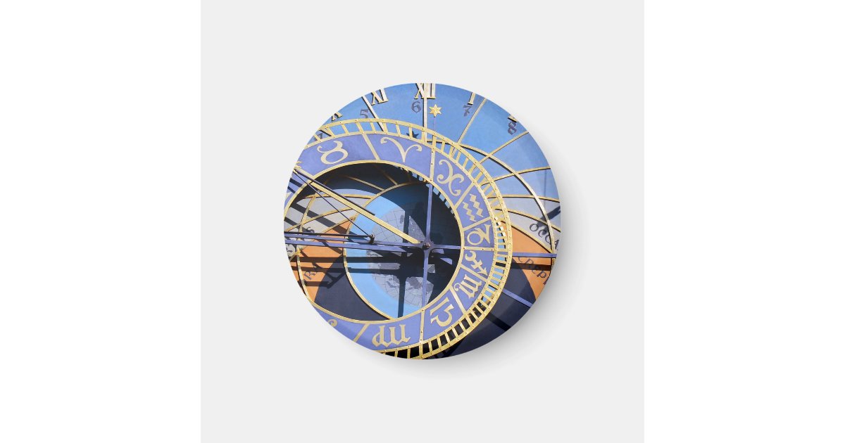 Prague Astronomical Clock Magnet, Orloj /Praha Magnet | Zazzle
