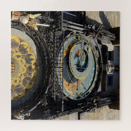 Prague & Astronomical Clock - Orloj /Czechia Jigsaw Puzzle | Zazzle