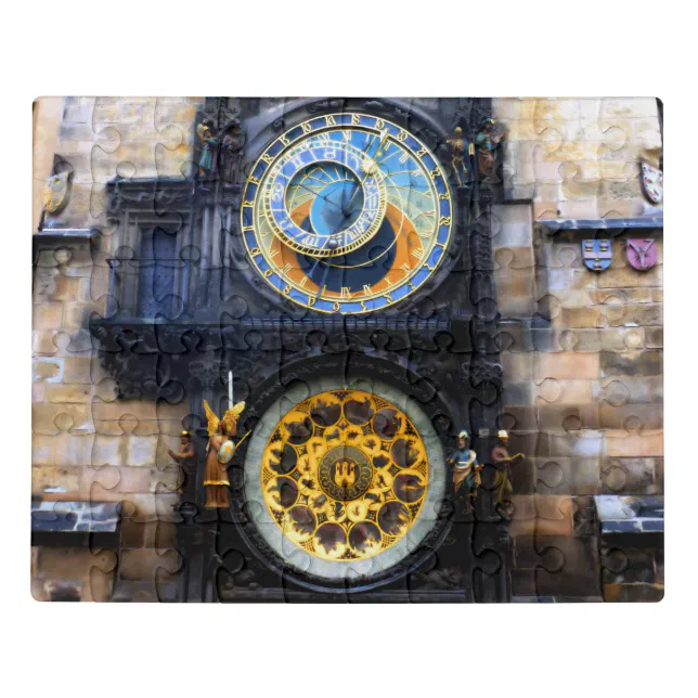 Prague Astronomical Clock Photo Jigsaw Puzzle | Zazzle