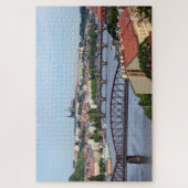 Prague, Castle & River Bridges / Czech Republic Jigsaw Puzzle | Zazzle