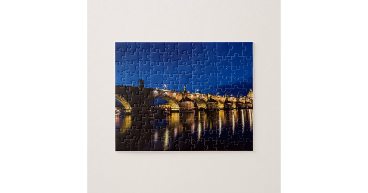 Prague Charles Bridge Jigsaw Puzzle | Zazzle