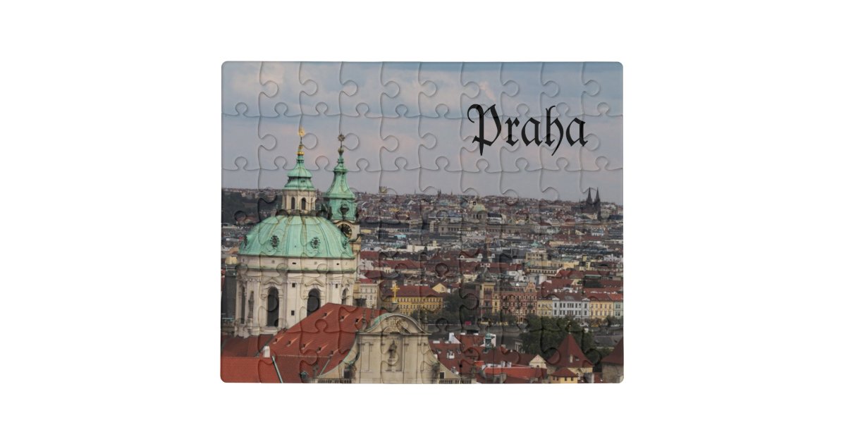 Prague cityscape jigsaw puzzle | Zazzle