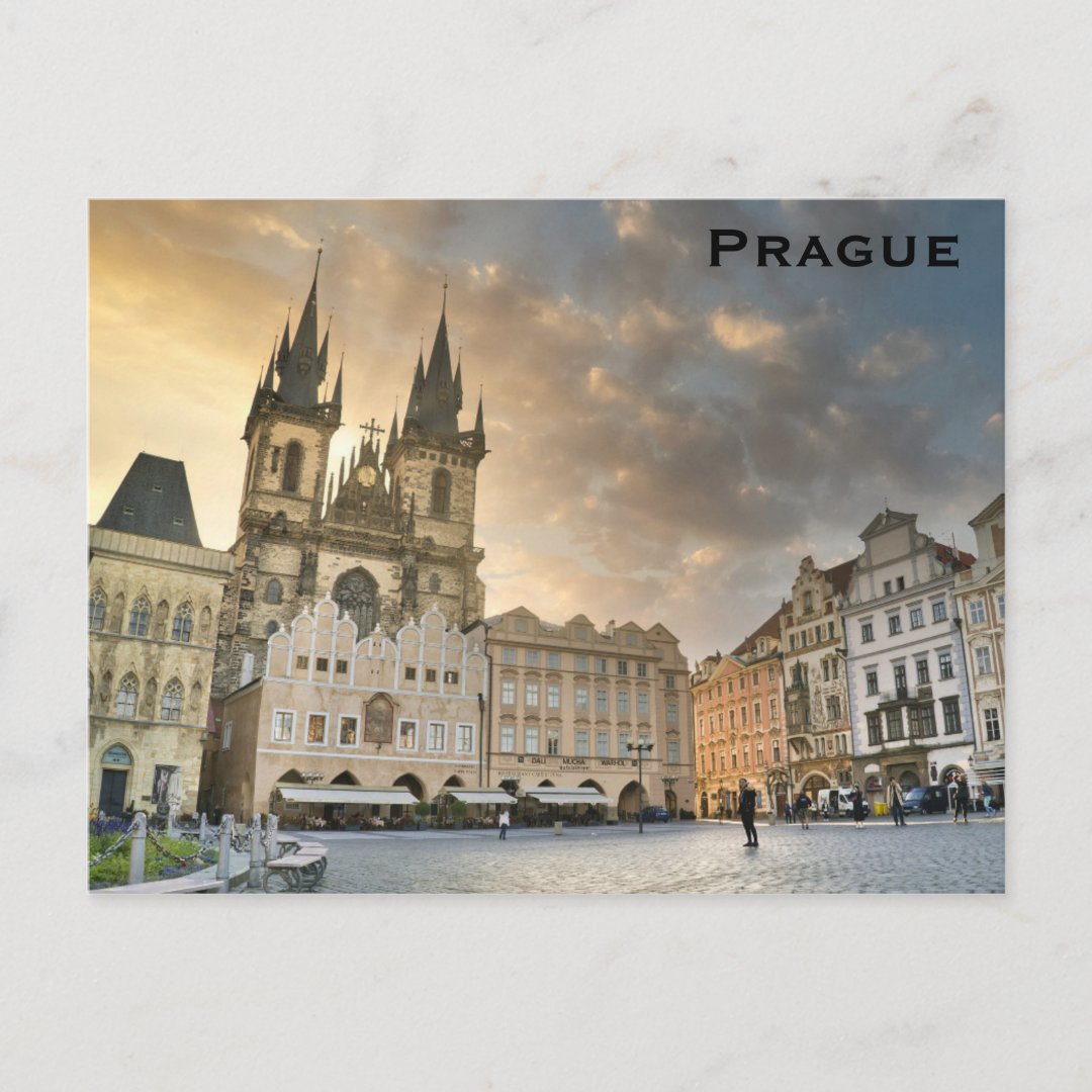 Prague Czech Republic Old Town Travel Photo Postcard | Zazzle