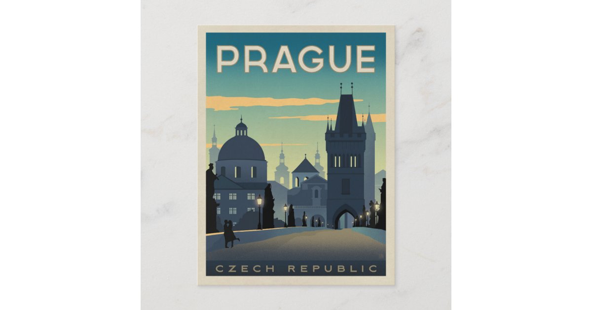 Prague, Czech Republic Postcard | Zazzle.com