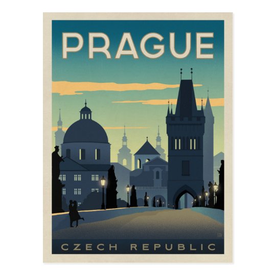 Prague, Czech Republic Postcard | Zazzle.com