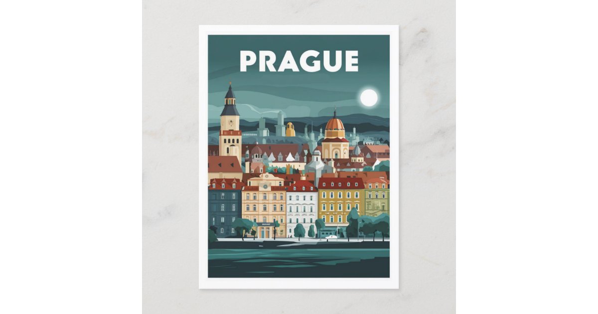 Prague, Czech Republic Postcard | Zazzle