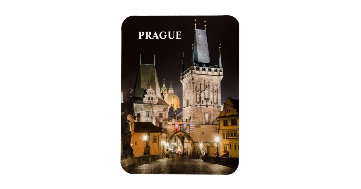 Prague Premium Magnet | Zazzle