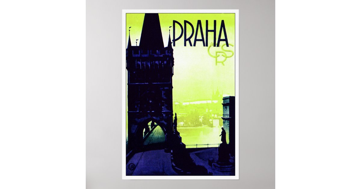 Praha (Prague) Poster | Zazzle