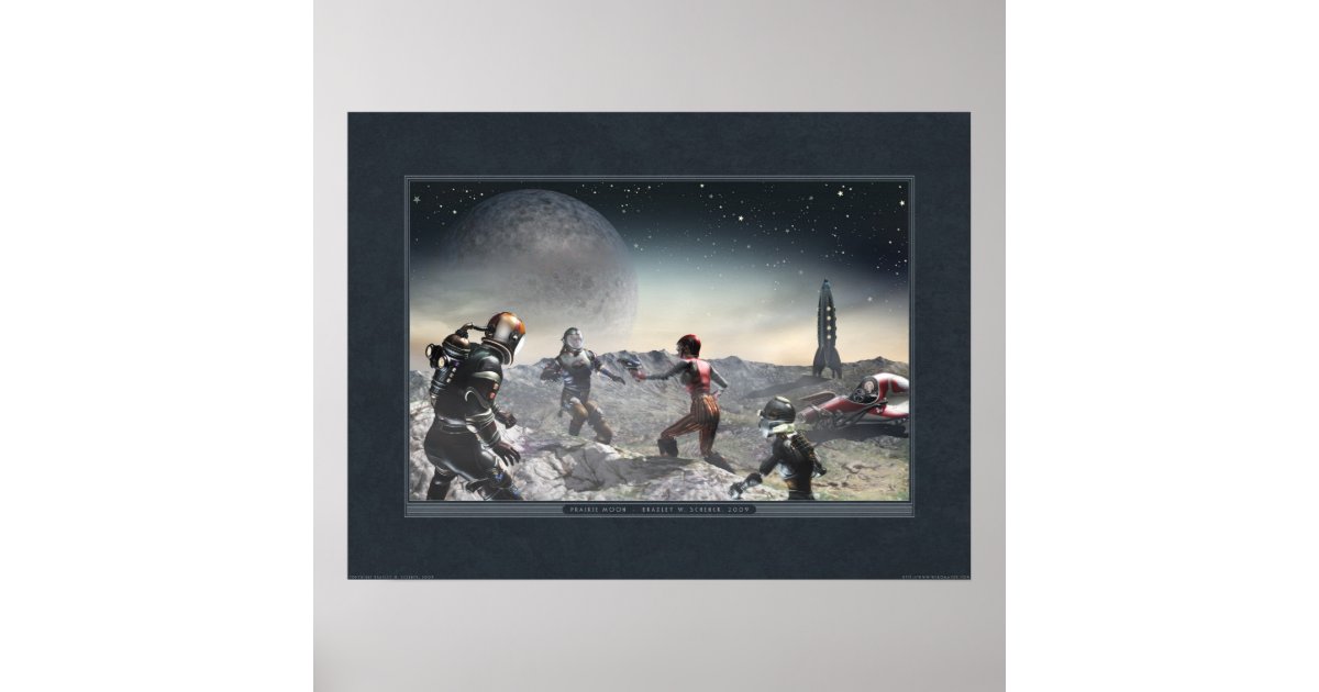 Prairie Moon poster (24x18") | Zazzle