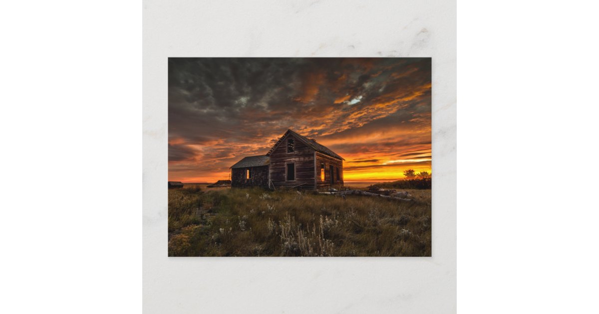 Prairie Sunrise Postcard | Zazzle