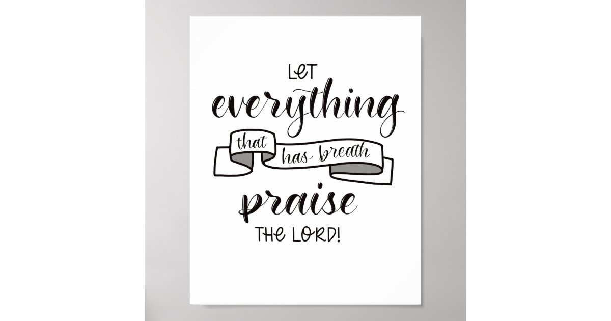 Praise the Lord Poster | Zazzle