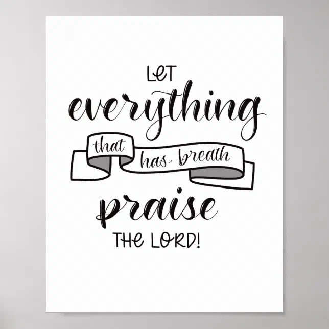 Praise the Lord Poster | Zazzle