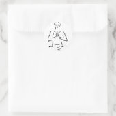 Pranam Classic Round Sticker | Zazzle