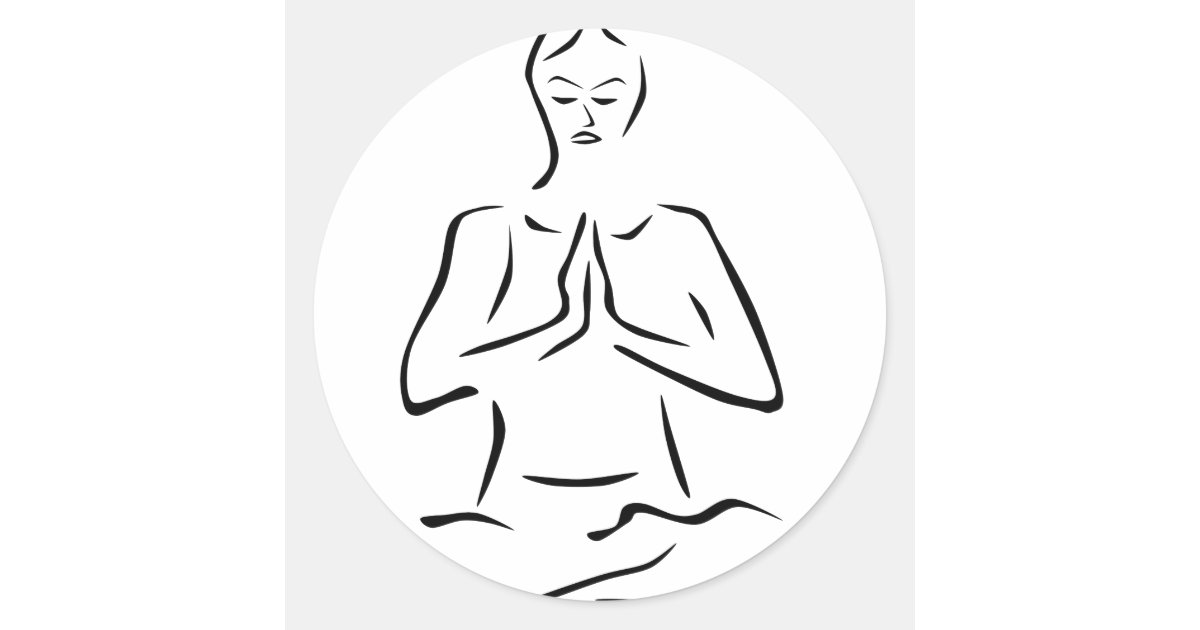 Pranam Classic Round Sticker | Zazzle