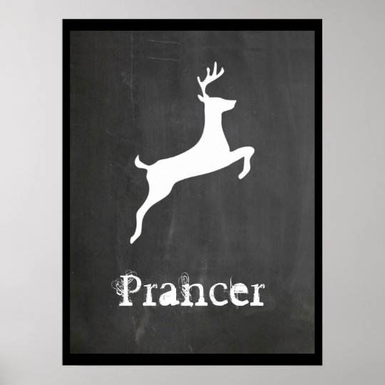 Prancer Poster | Zazzle.com