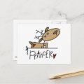 Prancer Reindeer Tshirts and Gifts Postcard | Zazzle