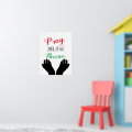 Pray Believe Receive Christian Inspiration Poster | Zazzle