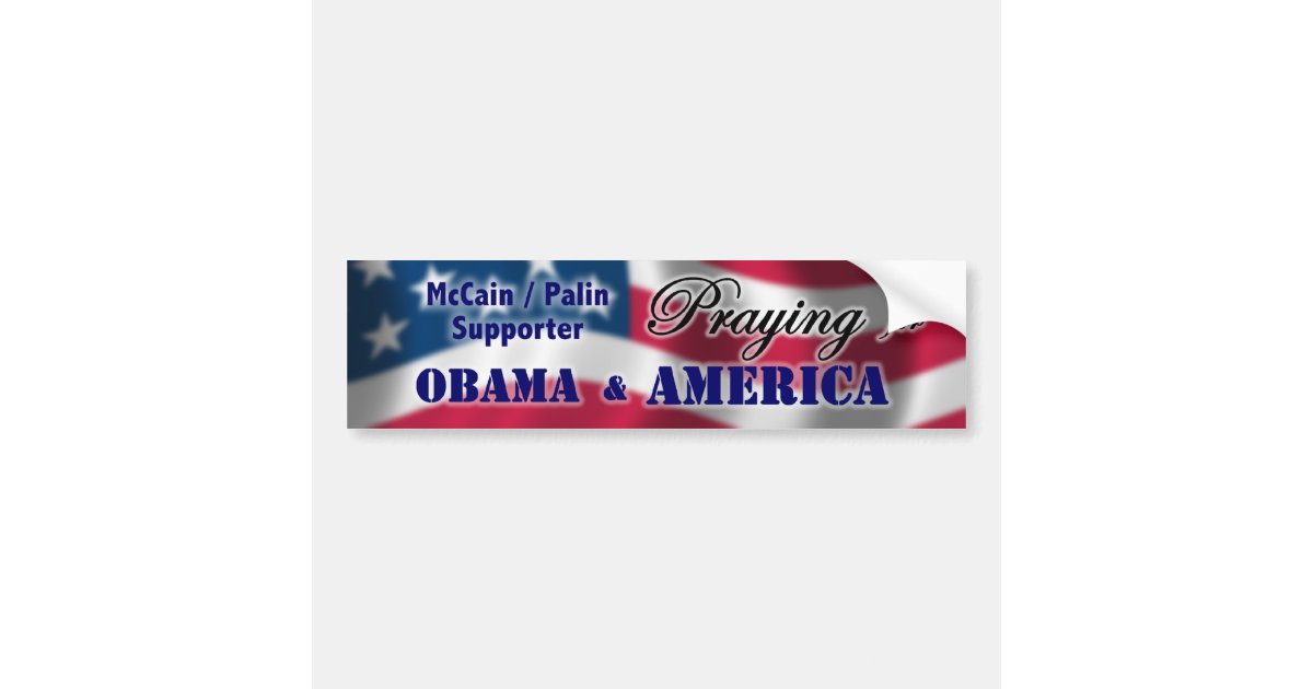 Pray for America Bumper Sticker | Zazzle