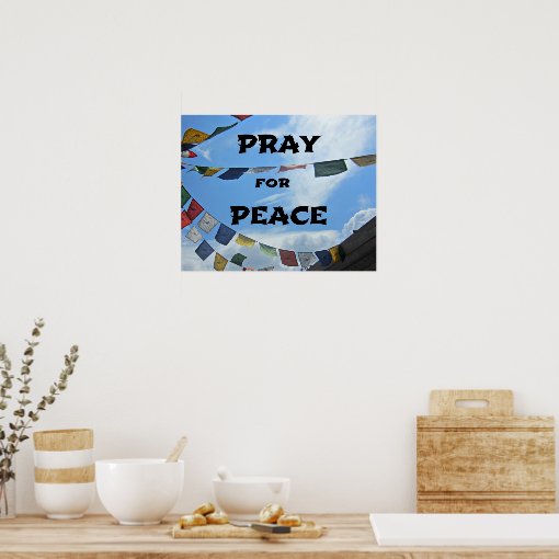 Pray for Peace Poster | Zazzle