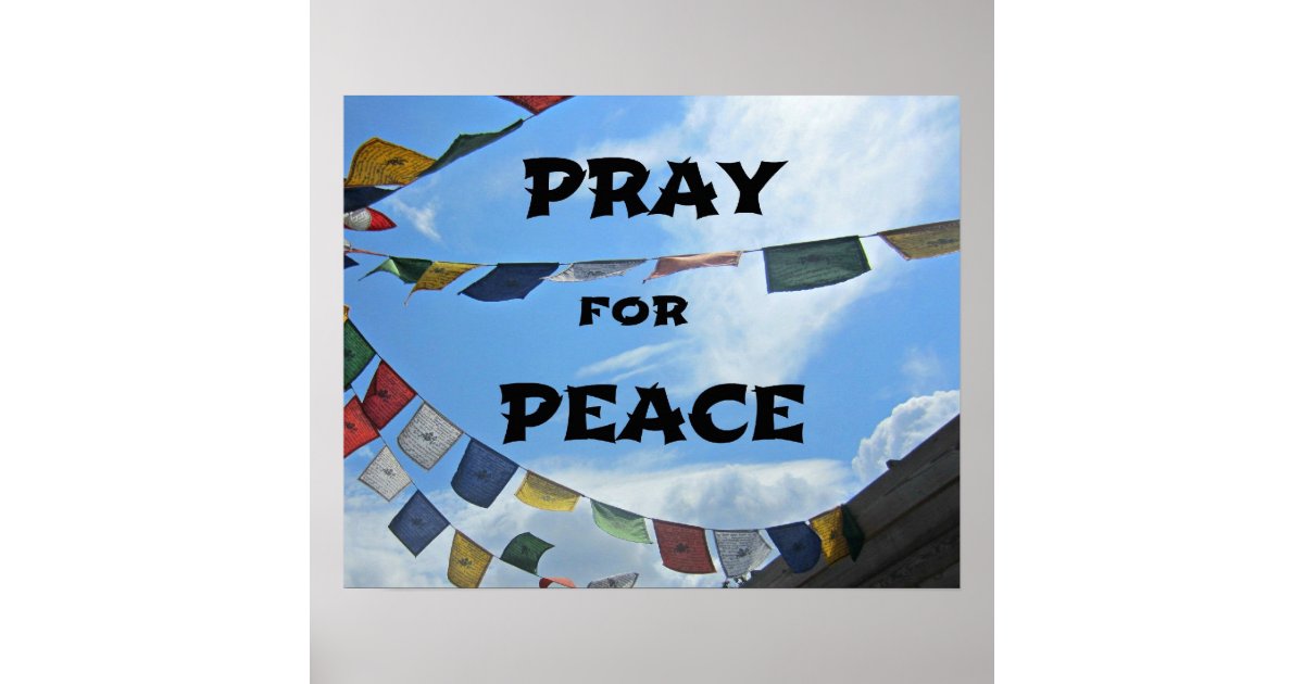 Pray for Peace Poster | Zazzle