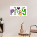 Pray Poster | Zazzle
