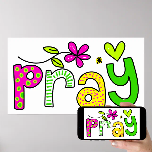 Pray Poster | Zazzle