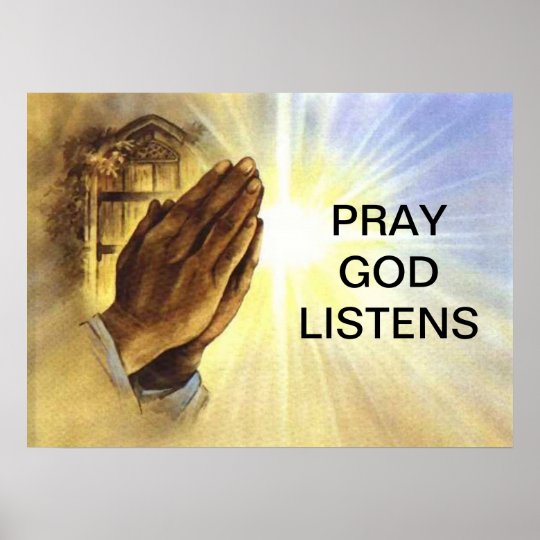 Pray Poster | Zazzle.com